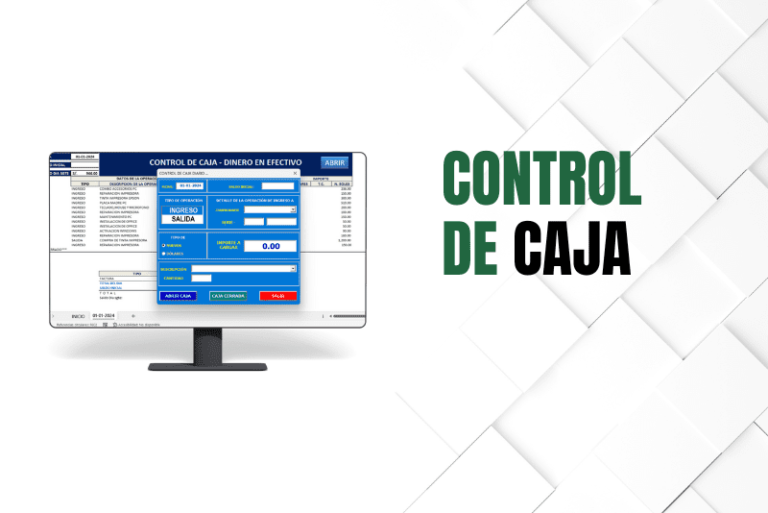Aplicativo control de caja – Excel Negocios