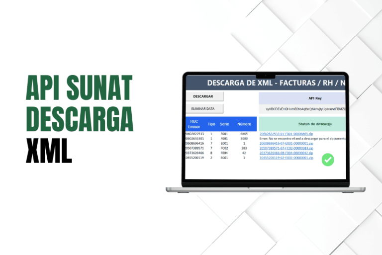 Descarga masiva de XML de Facturas (API SUNAT) – Excel Negocios