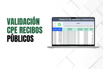 Validación de comprobantes de empresas supervisadas (API SUNAT) – Excel ...